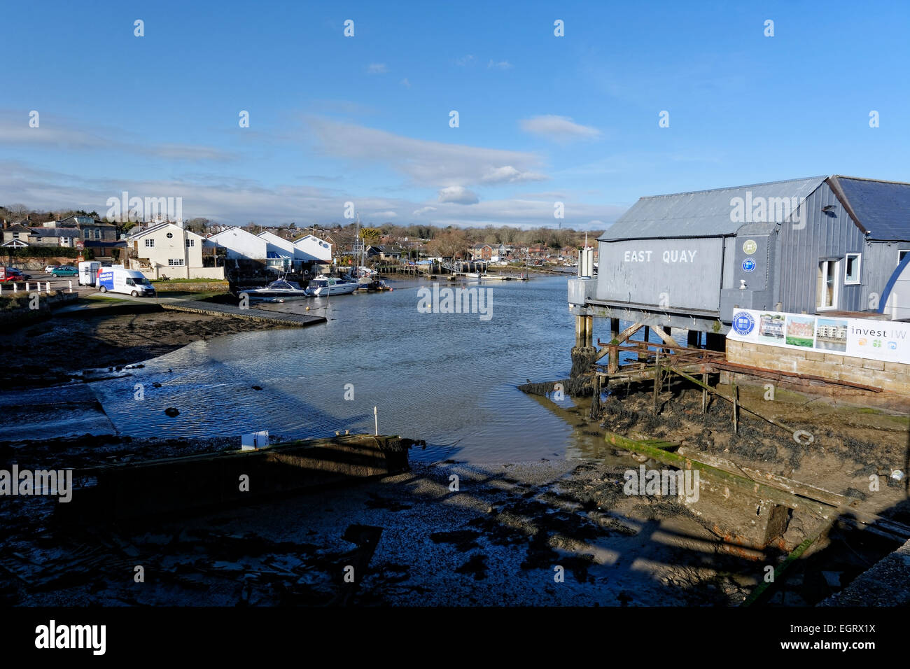 Wootton Bridge, Wight, UK joins Wootton and Wootton Common, is a 19th ...