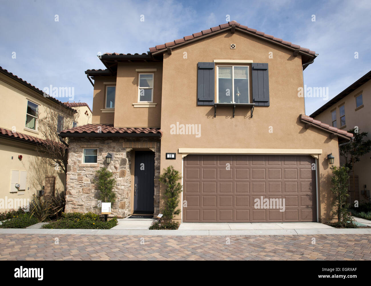 Orange County, California, USA. 21st Feb, 2015. California model home ...