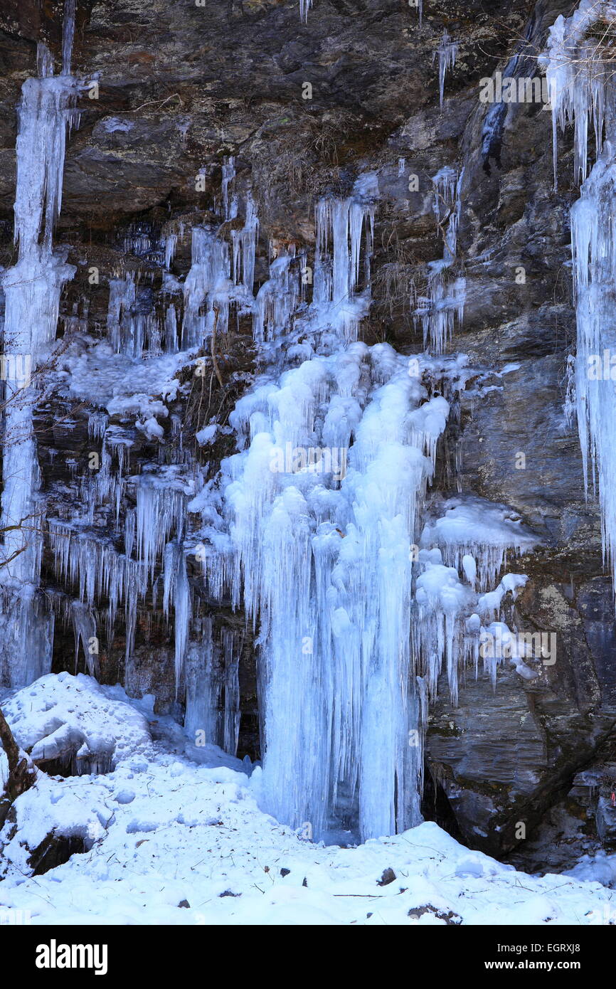 Icicle of Misotsuchi, Chichibu, Saitama, Japan Stock Photo - Alamy