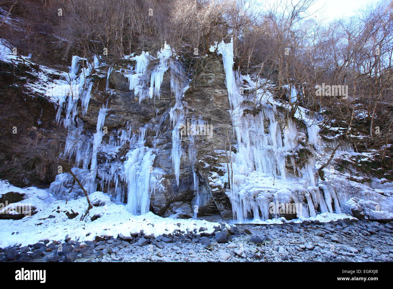 Icicle of Misotsuchi, Chichibu, Saitama, Japan Stock Photo - Alamy