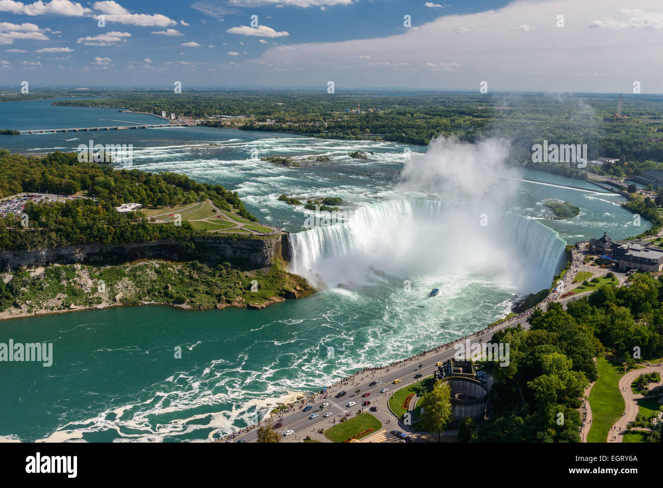 Niagara Fals View From Skulon Platform Stock Photo - Alamy