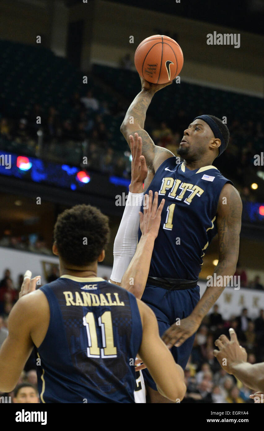 Winston-Salem, North Carolina, USA. 1st Mar, 2015. Pittsburgh Panthers ...