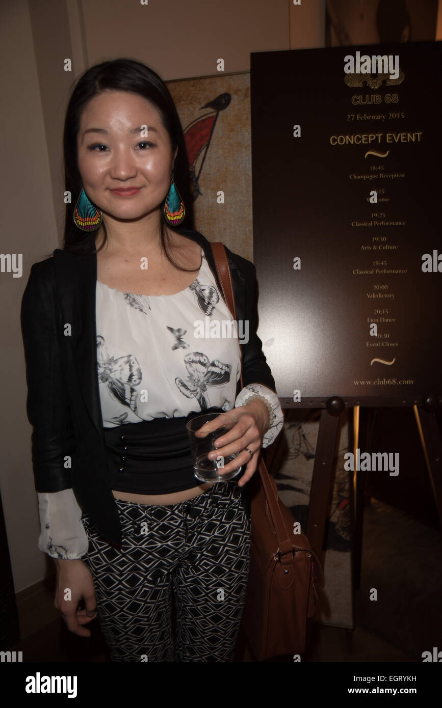 London,UK,27th Feb 2015 : A Chinese Opera singer attended the Launch of ...