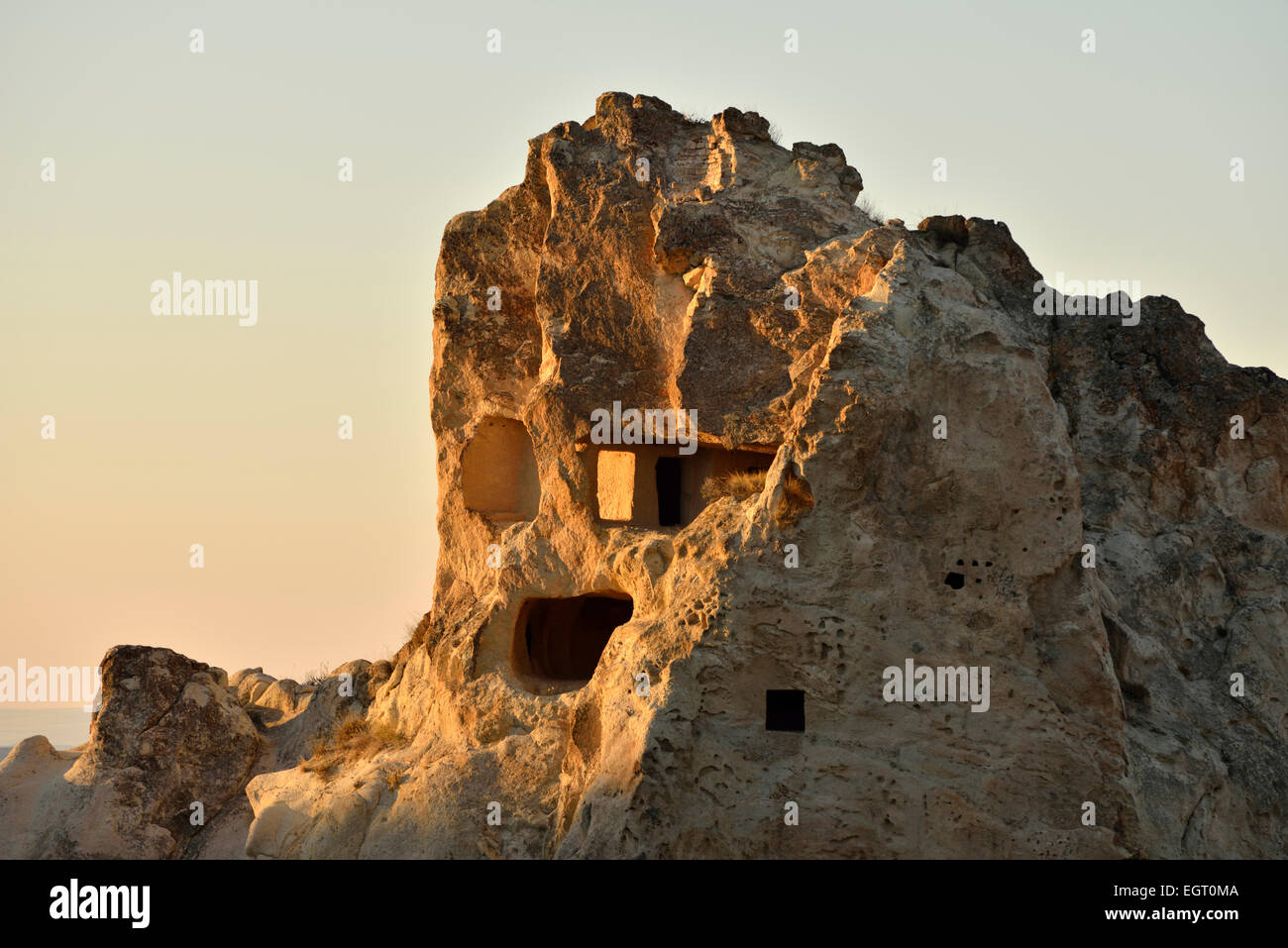 Cave churches, Goreme Open Air Museum, Cappadocia, Turkey Stock Photo ...