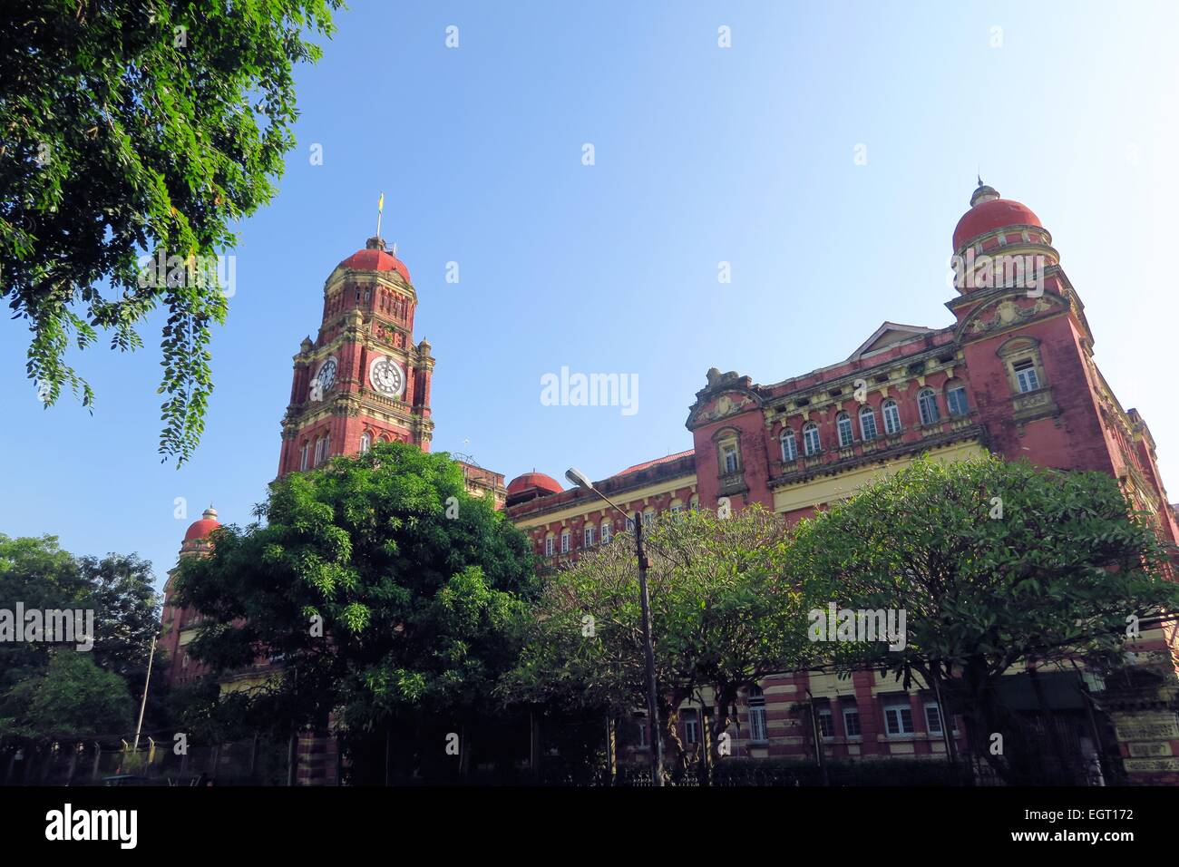 British colonial palace in Yangon, Myanmar Stock Photo - Alamy