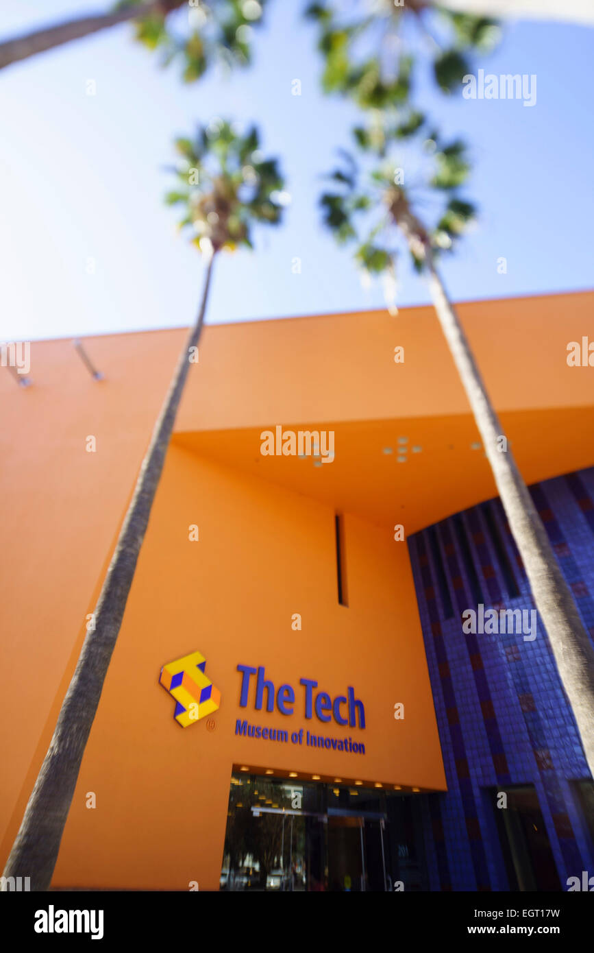 The Tech Museum, Downtown San Jose, Silicon Valley Stock Photo - Alamy