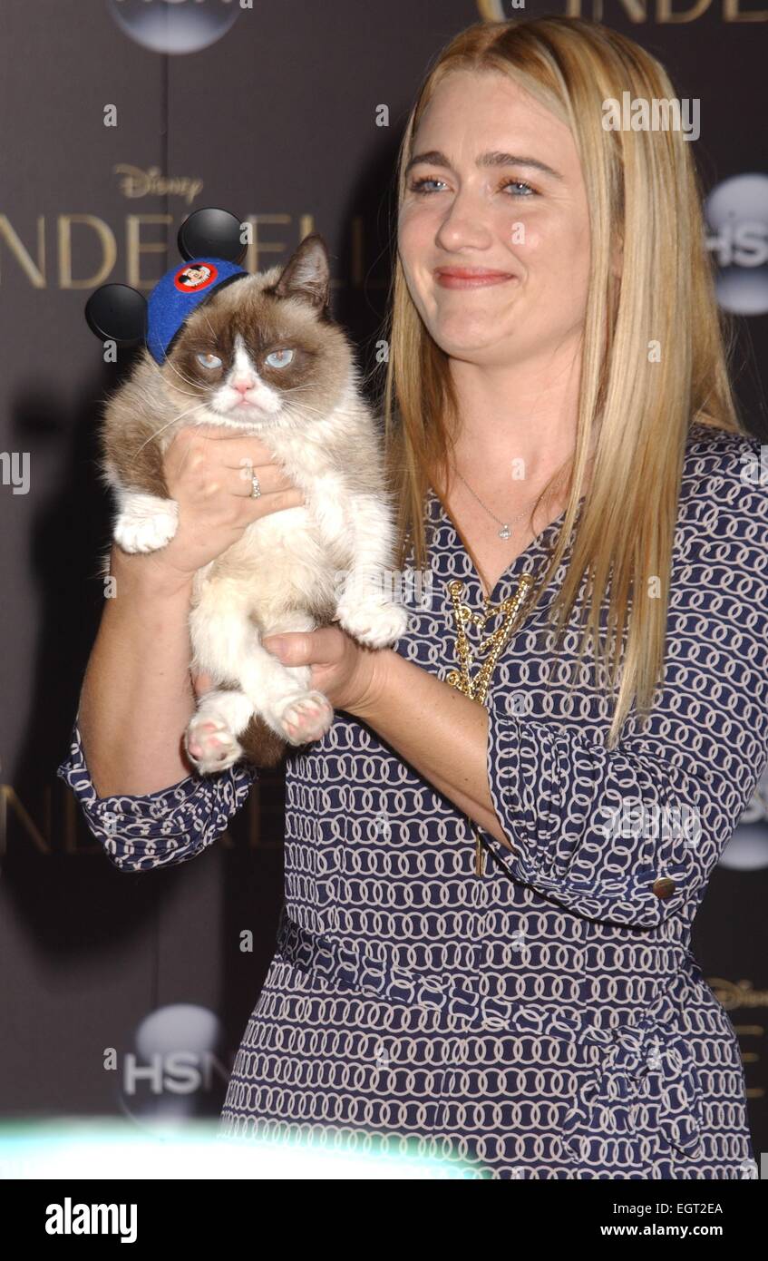 Los Angeles, California, USA. 1st March, 2015. Grumpy Cat attends the ...