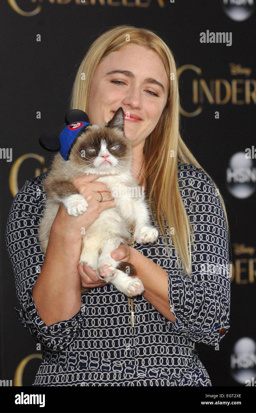 Los Angeles, California, USA. 1st Mar, 2015. Grumpy Cat at arrivals for ...