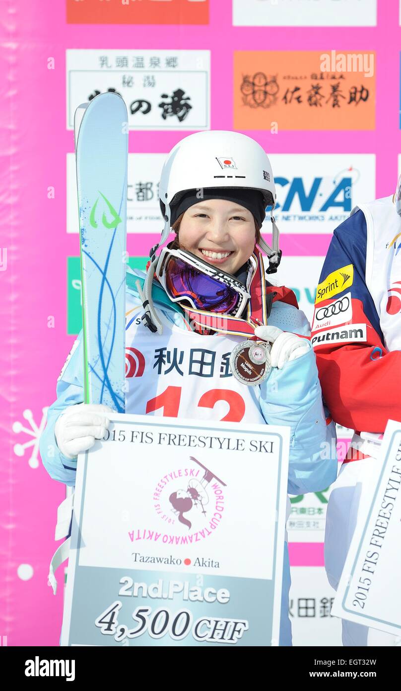 Tazawako, Akita, Japan. 28th Feb, 2015. Junko Hoshino (JPN) Freestyle ...