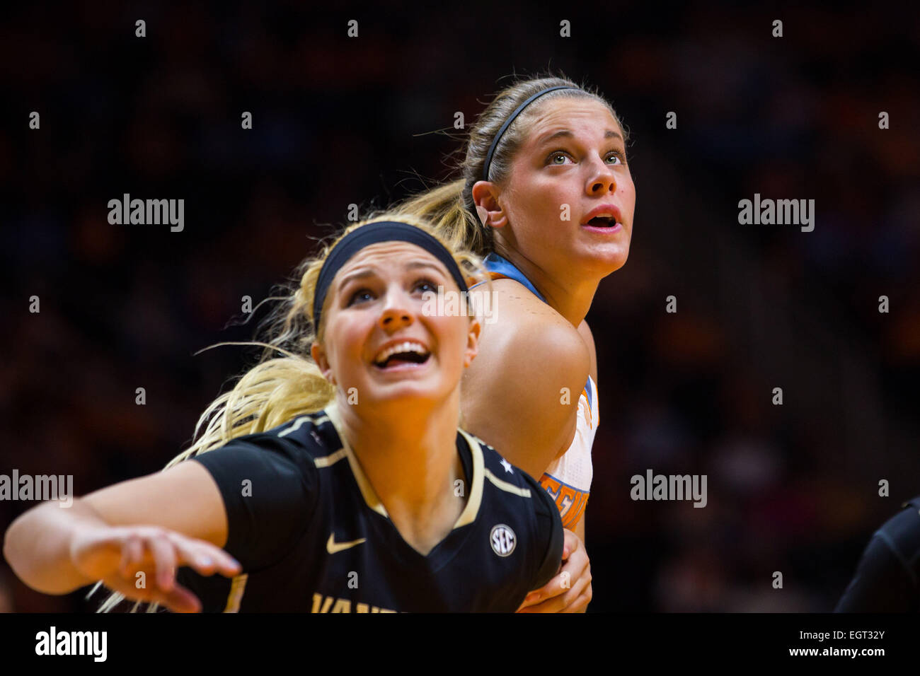 March 1, 2015: Kortney Dunbar #13 of the Tennessee Lady Volunteers and ...