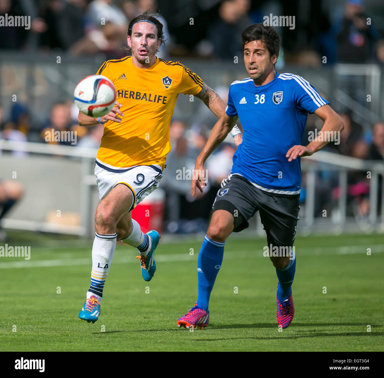 CORRECTED DATE** February 28, 2015: Los Angeles Galaxy forward Alan ...