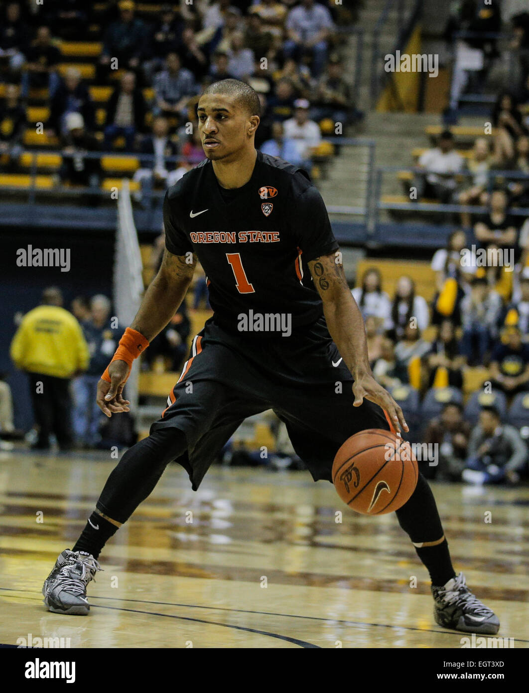 Berkeley USA CA. 01st Mar, 2015. OSU G # 1 Gary Payton 2nd at the top ...