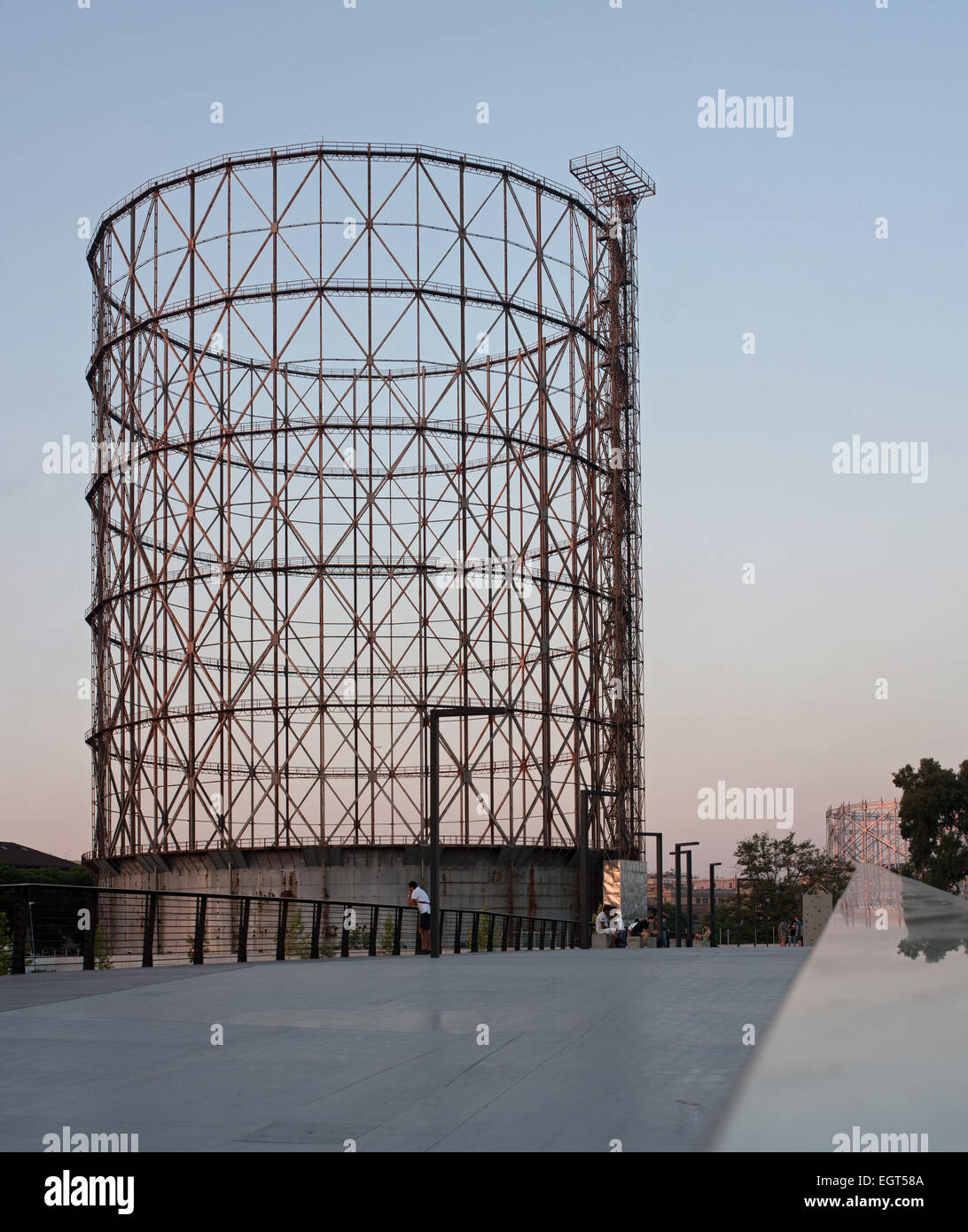 Gasometer in Rome Stock Photo - Alamy