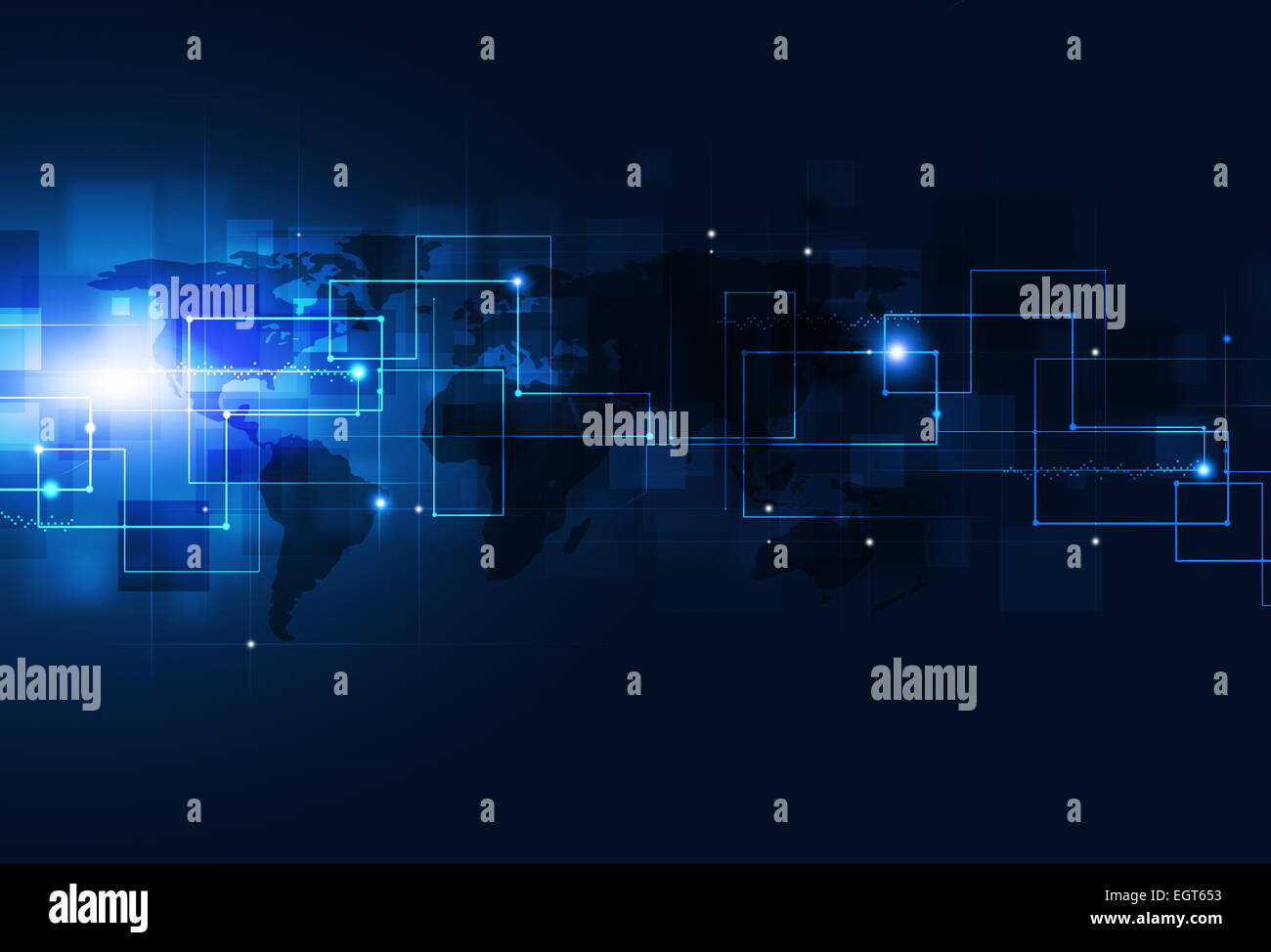 abstract connections technology and business communication background ...