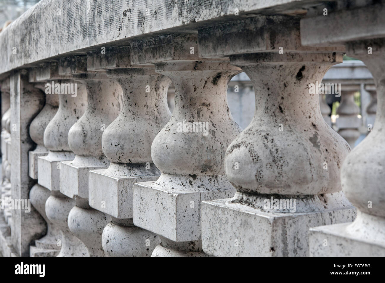 marble balustrade in vatican museums, rome, italy Stock Photo - Alamy