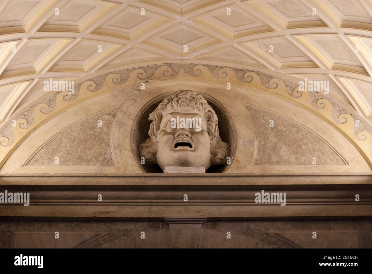 Statue at Vatican Museums Stock Photo - Alamy