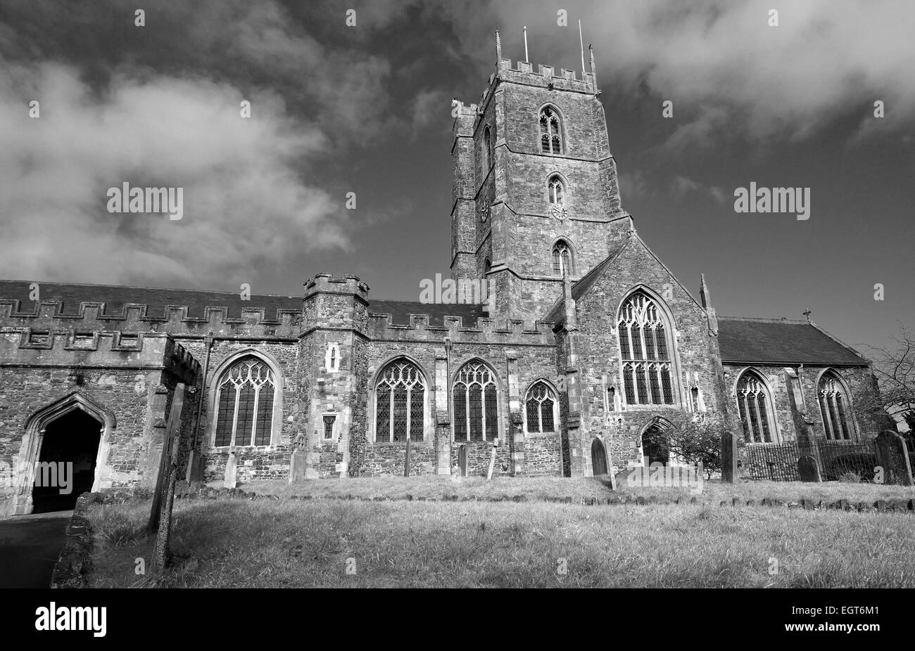 England Somerset Dunster Church High Resolution Stock Photography and ...