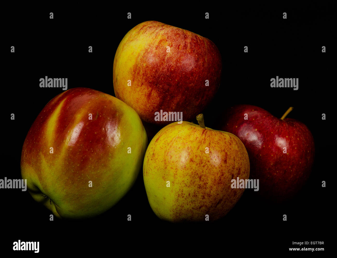 Group of apples Stock Photo - Alamy