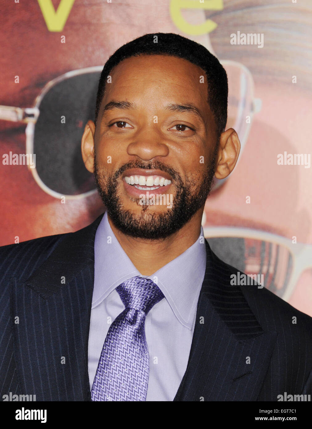 WILL SMITH US film actor in February 2015.Photo Jeffrey Mayer Stock ...