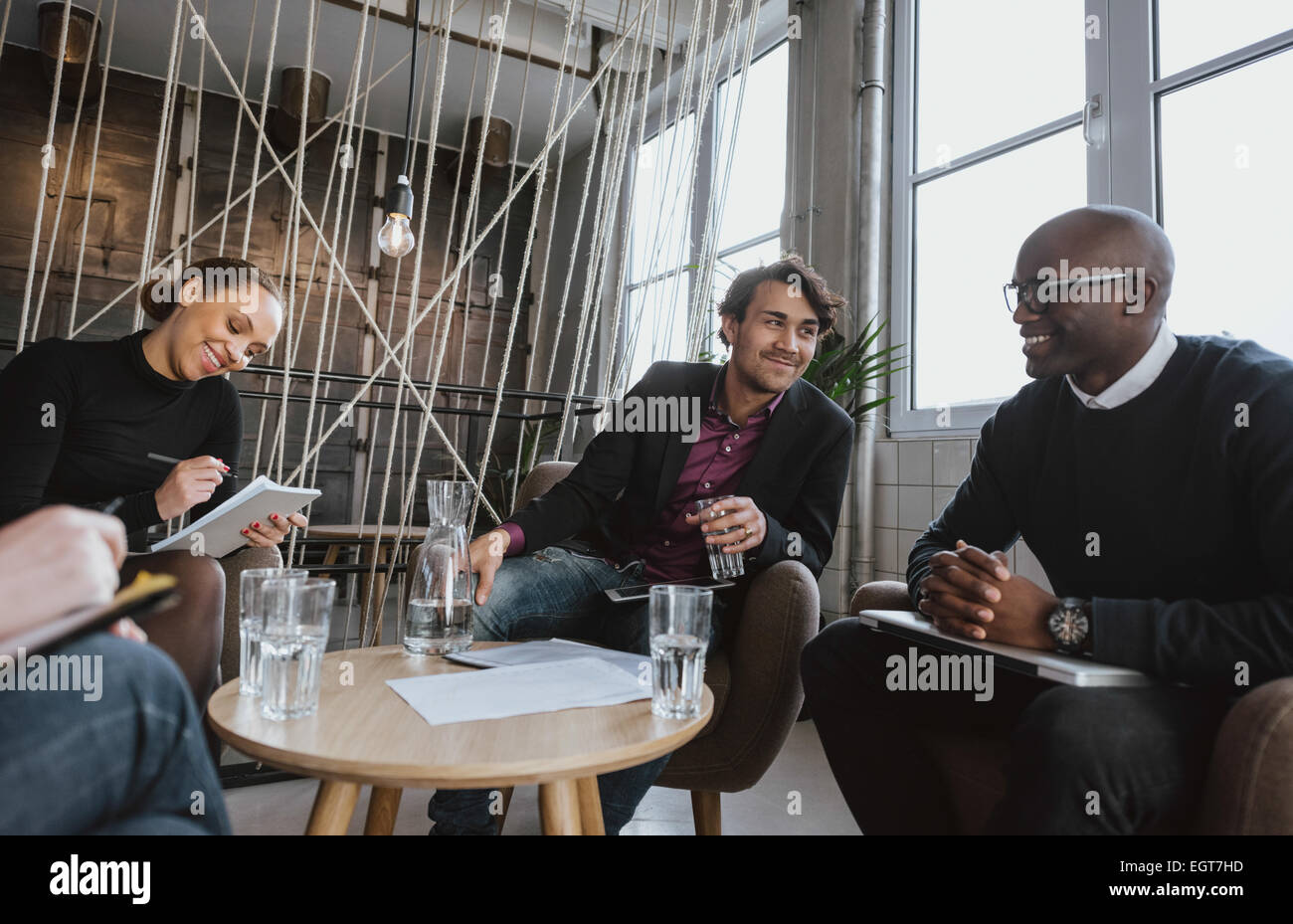 Meeting multiracial hi-res stock photography and images - Alamy