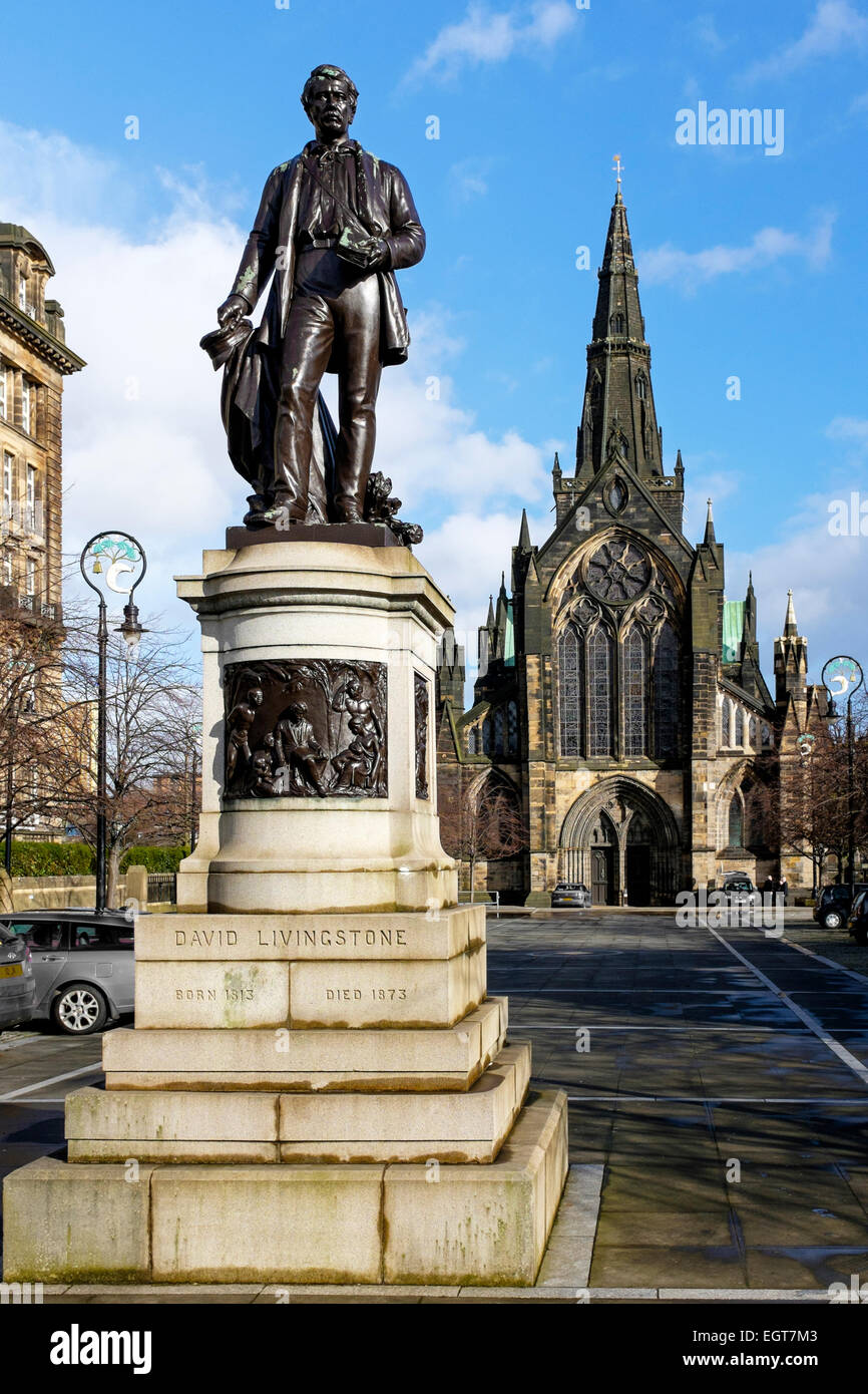 Statue of David Livingstone the explorer from Blantyre, Lanarkshire ...