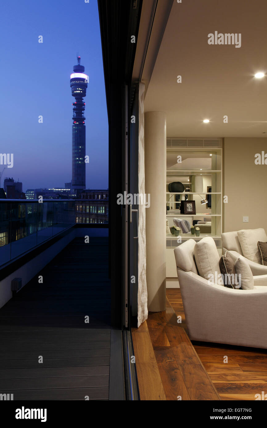 View From Balcony At Night High Resolution Stock Photography and Images ...