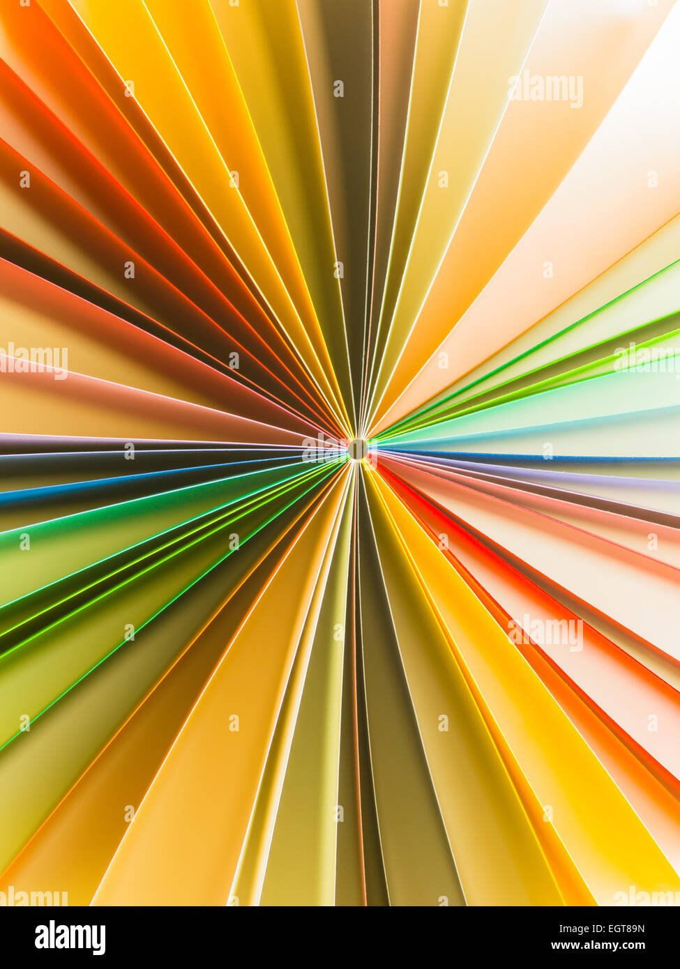 abstract pattern with colorful paper arranged in circle Stock Photo - Alamy