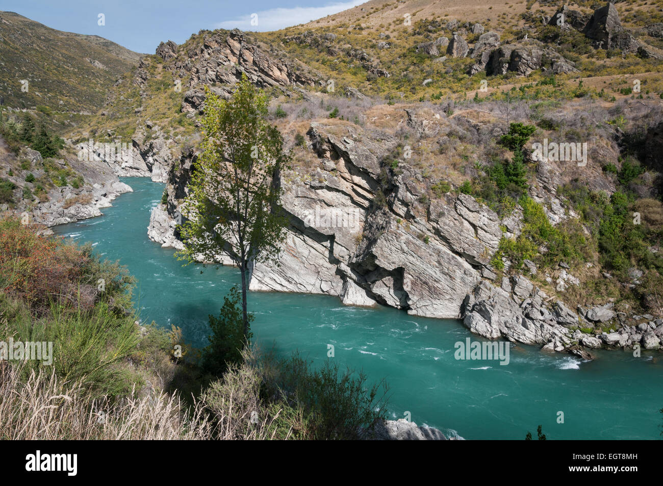 Roaring Meg on the Kawarau River, Otago, South Island, New Zealand ...