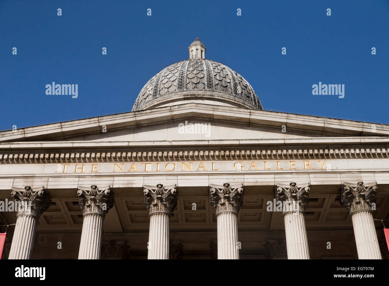 Trafalgar Square, National portrait gallery. London 2015 Stock Photo ...