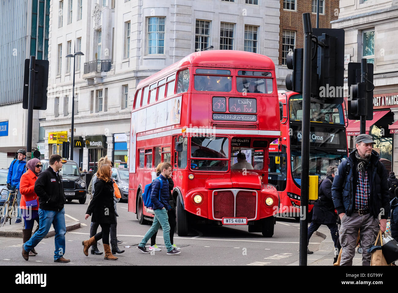 Old london transport bus hi-res stock photography and images - Alamy