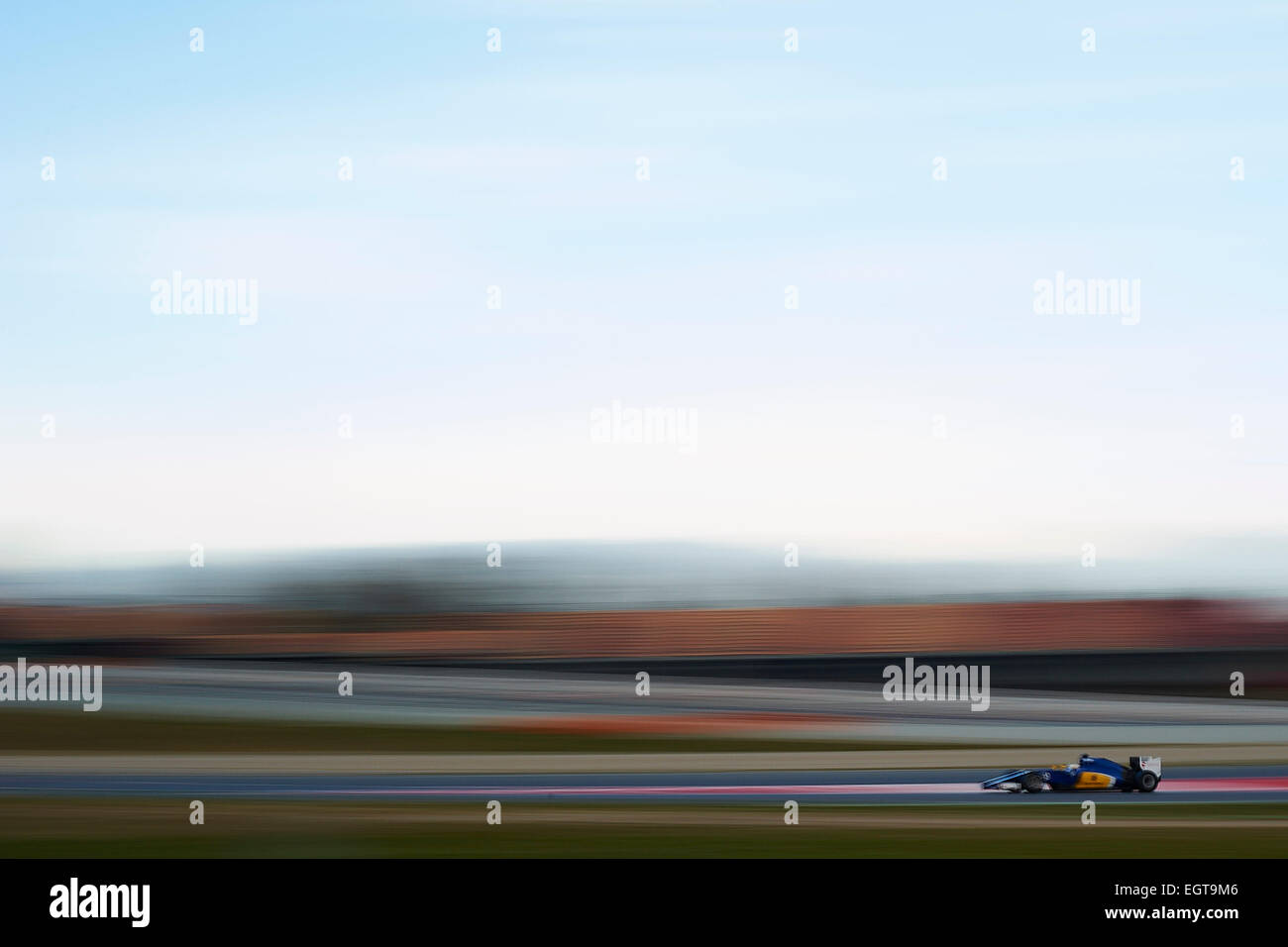 Montmelo, Spain. 28th Feb, 2015. Marcus Ericsson (Sauber), Marcus ...