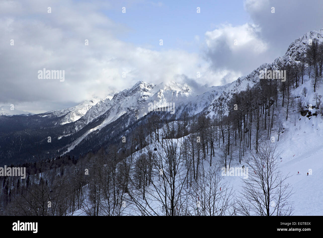 Rosa khutor alpine ski hi-res stock photography and images - Alamy