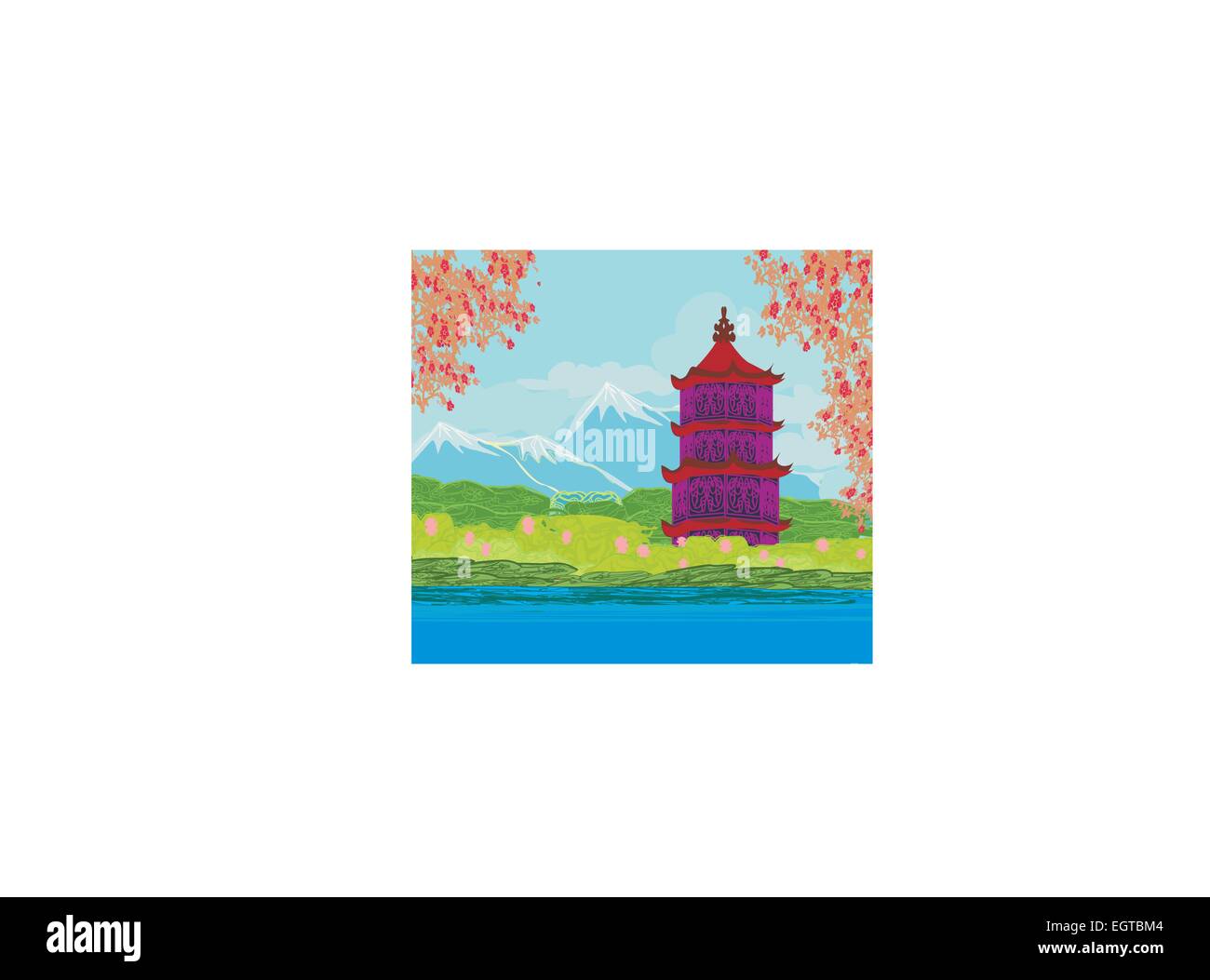 Japanese vegetation Stock Vector Images - Alamy