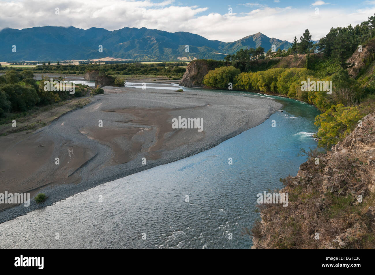 Waiau Uwha River, Hanmer Springs, Canterbury, South Island, New Zealand ...