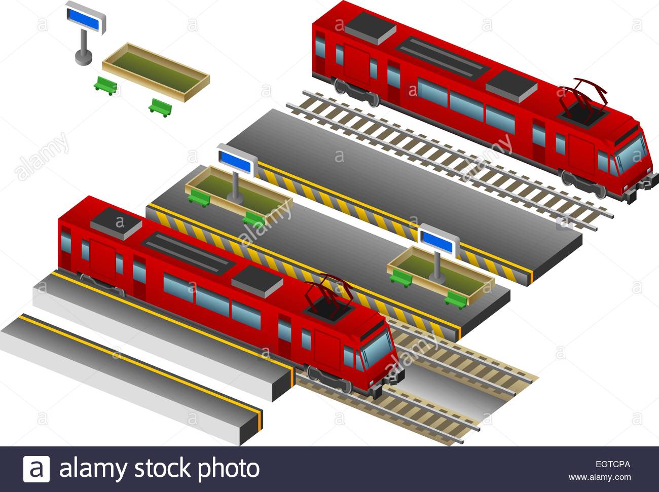 Isometric Train Stock Photos & Isometric Train Stock Images - Alamy