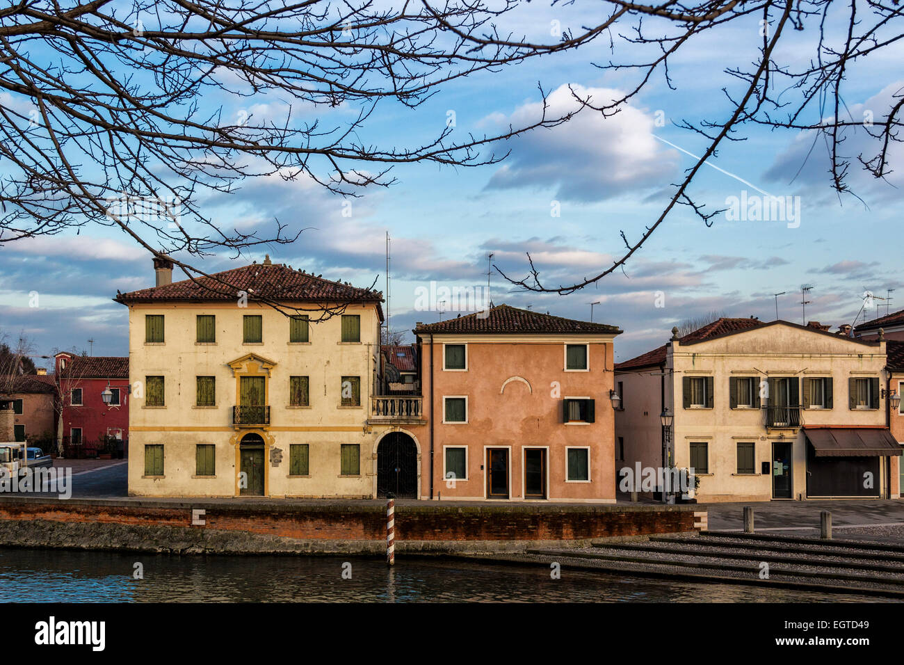 Traditional Italian Houses. Padova, Italy Stock Photo - Alamy