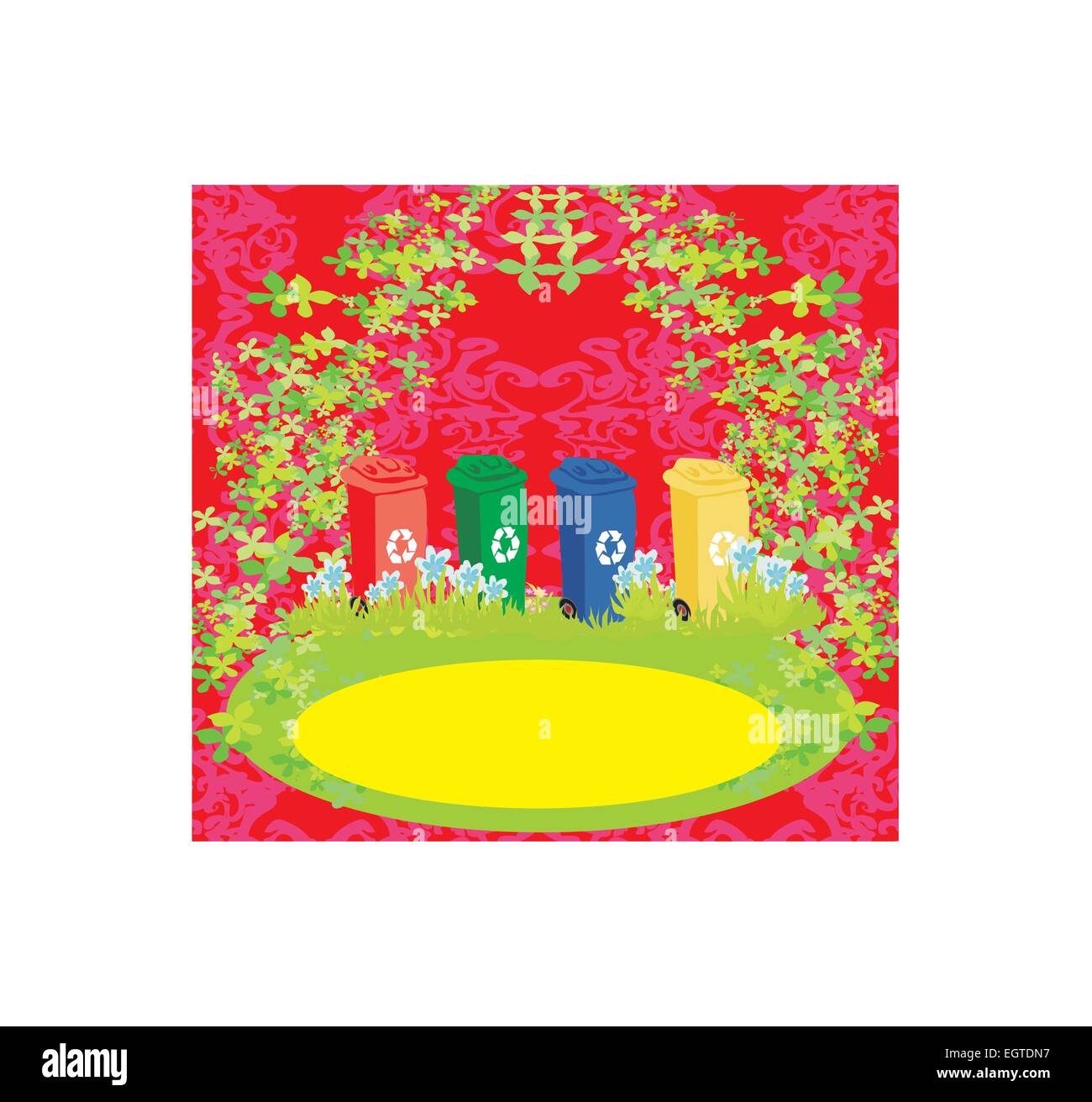 Segregation garbage card hi-res stock photography and images - Alamy