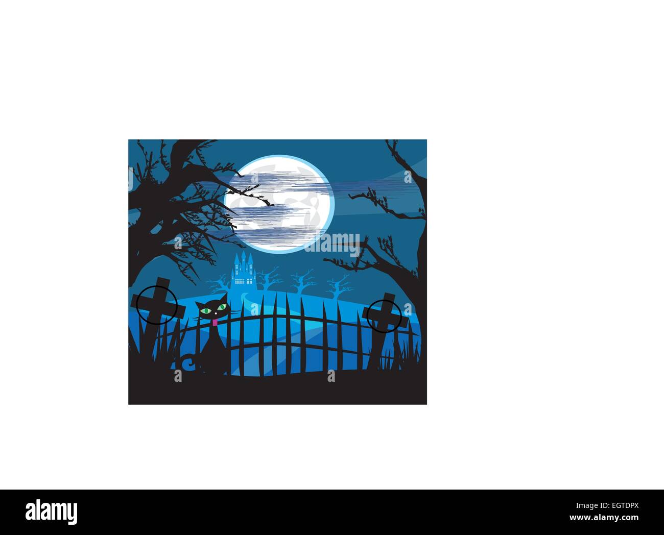 Cemetery road Stock Vector Images - Alamy