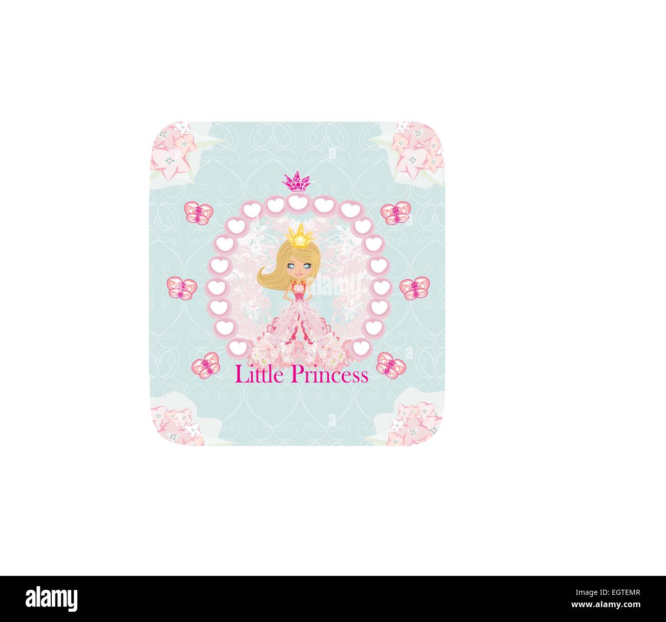 little Princess, abstract card Stock Vector Image & Art - Alamy
