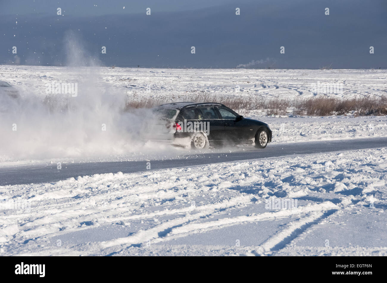 Car Snow Drift