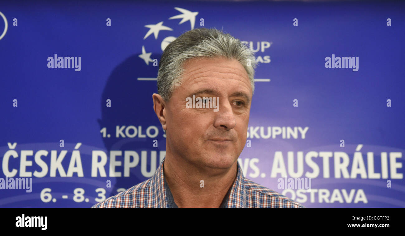 Captain of the Czech Republic Davis Cup team Jaroslav Navratil speaks ...