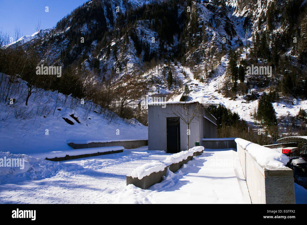 Kaprun memorial for people in cable car disaster Gedenkstatte 11.11. ...