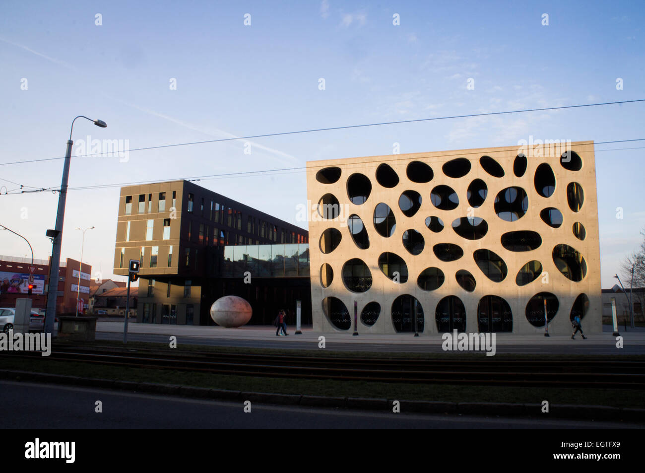 New Theatre, J.K.Tyl Theatre in Pilsen Stock Photo - Alamy