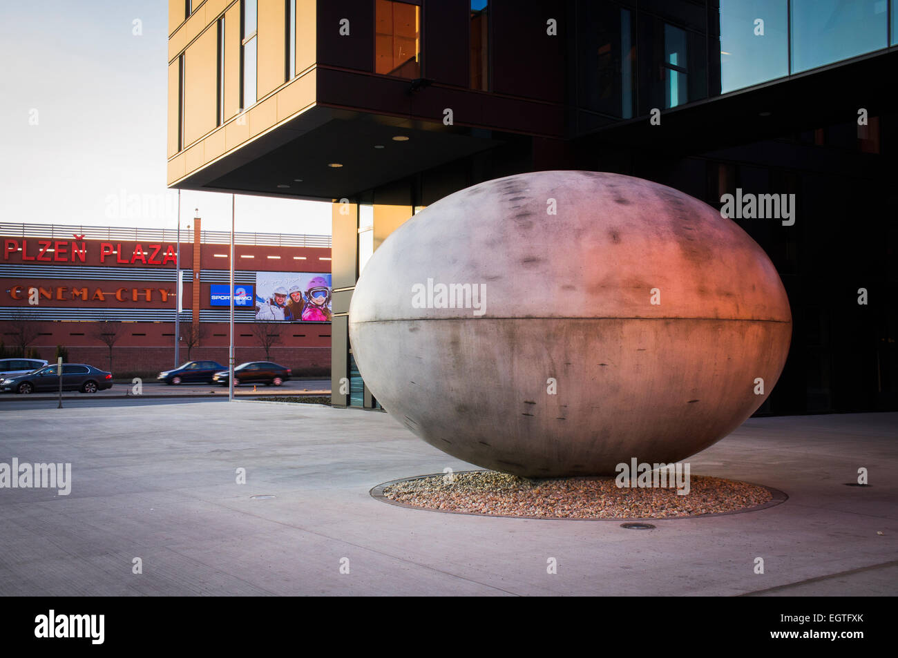 New Theatre, J.K.Tyl Theatre in Pilsen Stock Photo - Alamy