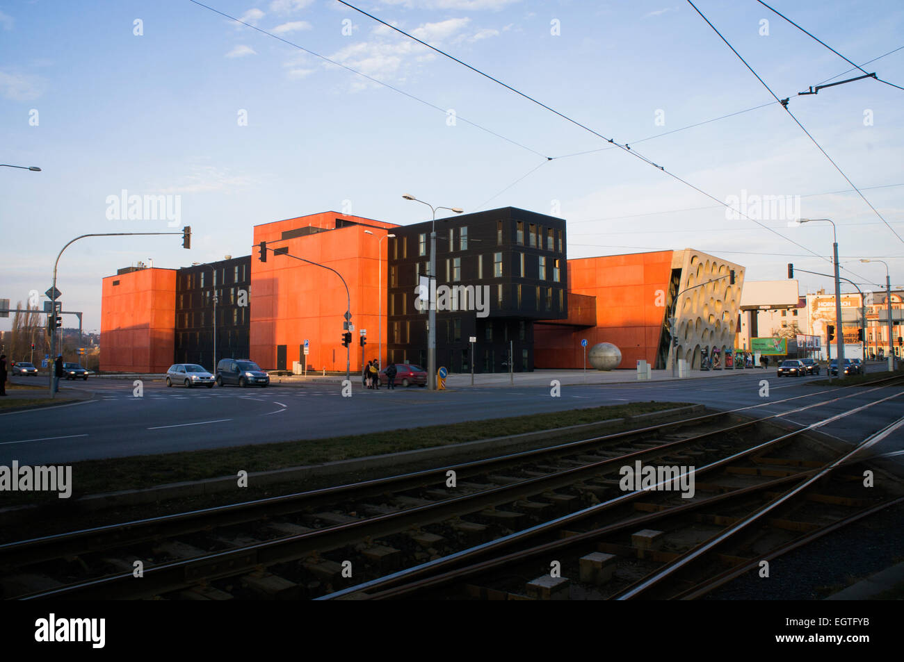 New Theatre, J.K.Tyl Theatre in Pilsen Stock Photo - Alamy