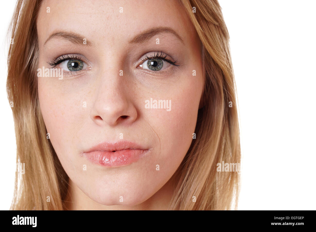 Neutral face portrait hi-res stock photography and images - Alamy