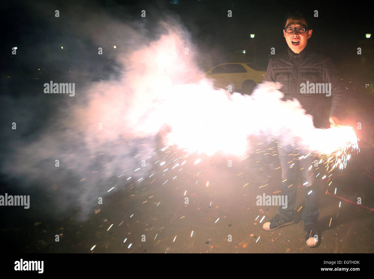 Chinese fireworks shanghai hi-res stock photography and images - Alamy