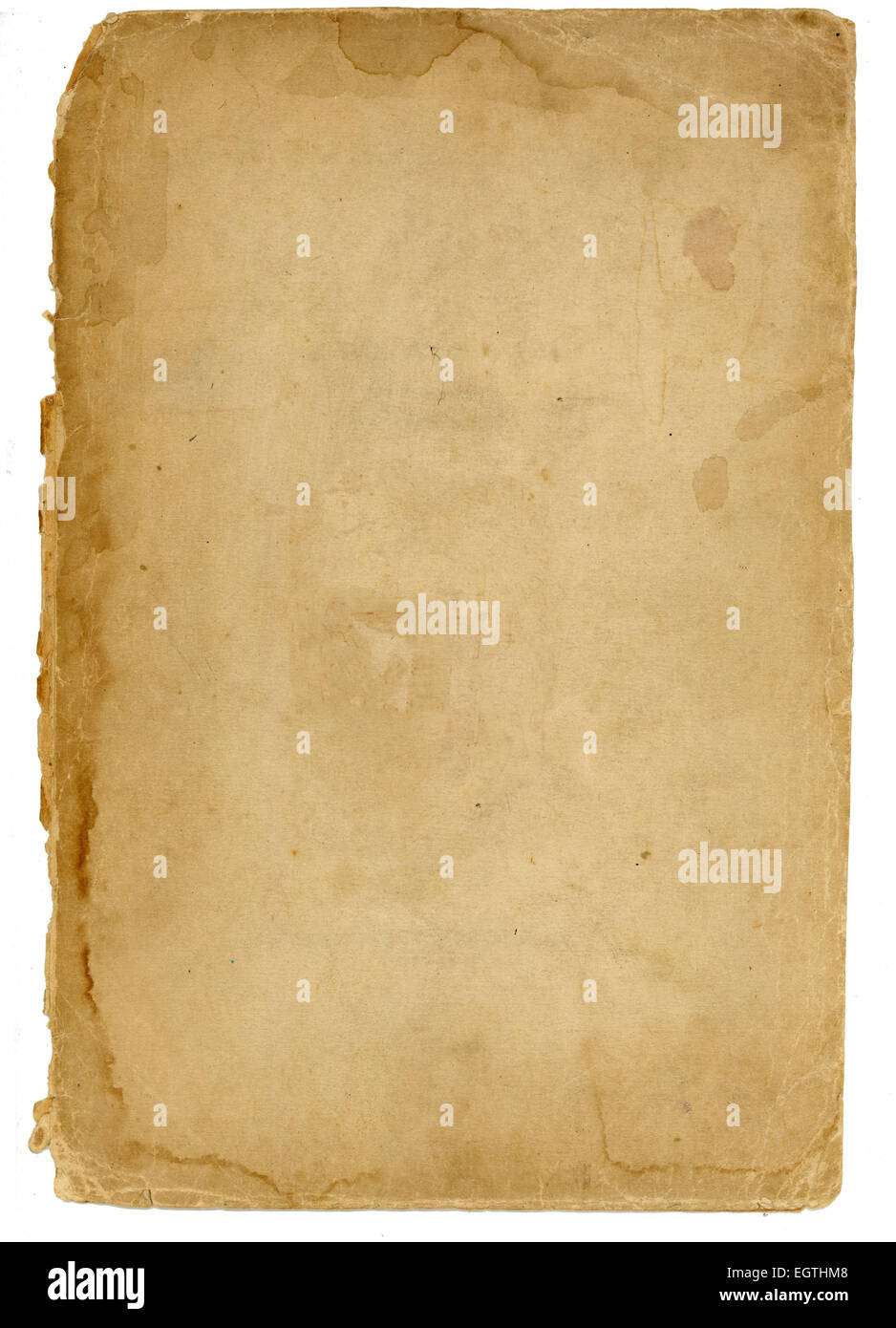 The page of torn and old book Stock Photo - Alamy