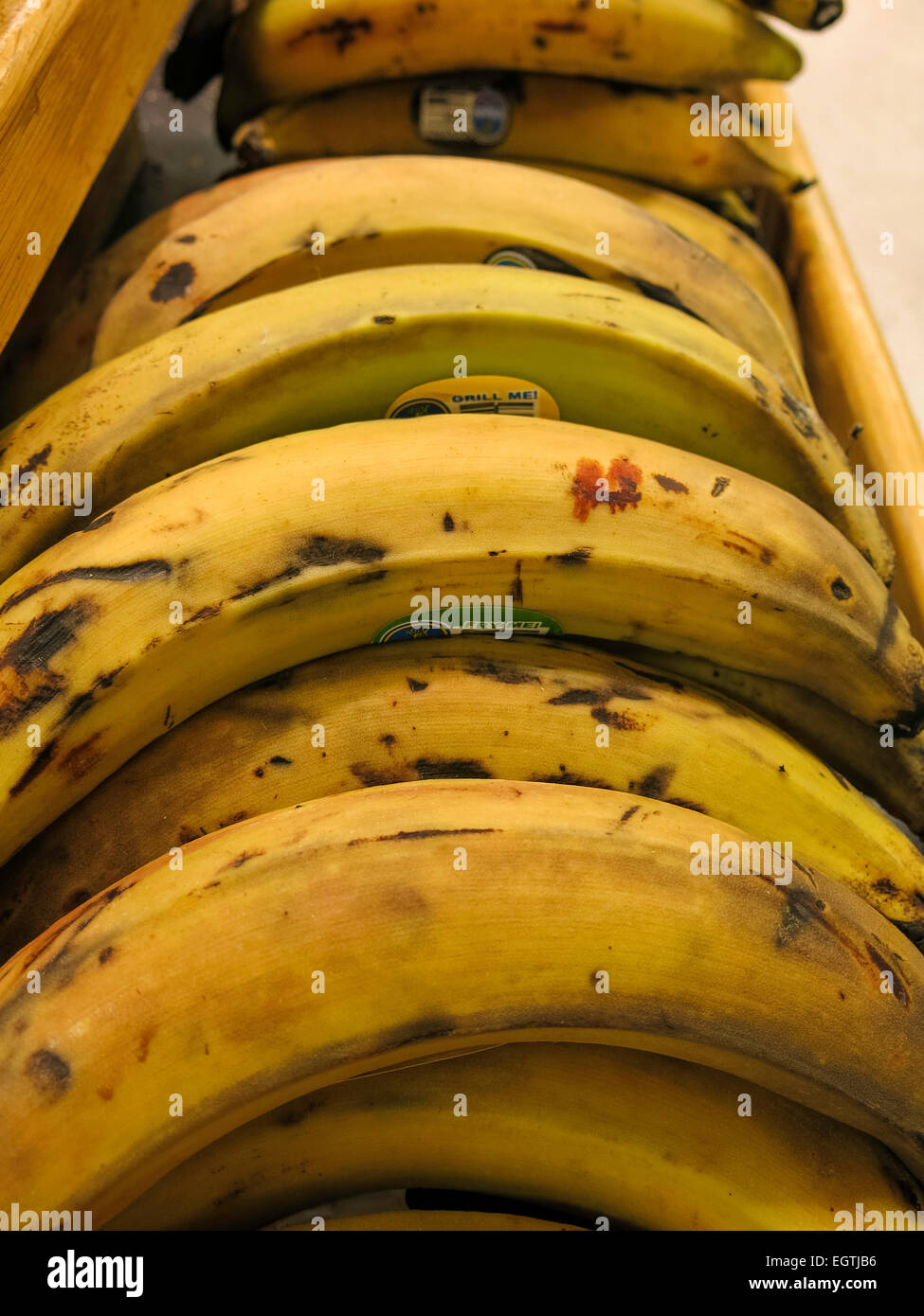 Green Plantain display in Publix Super Market, Florida Stock Photo - Alamy