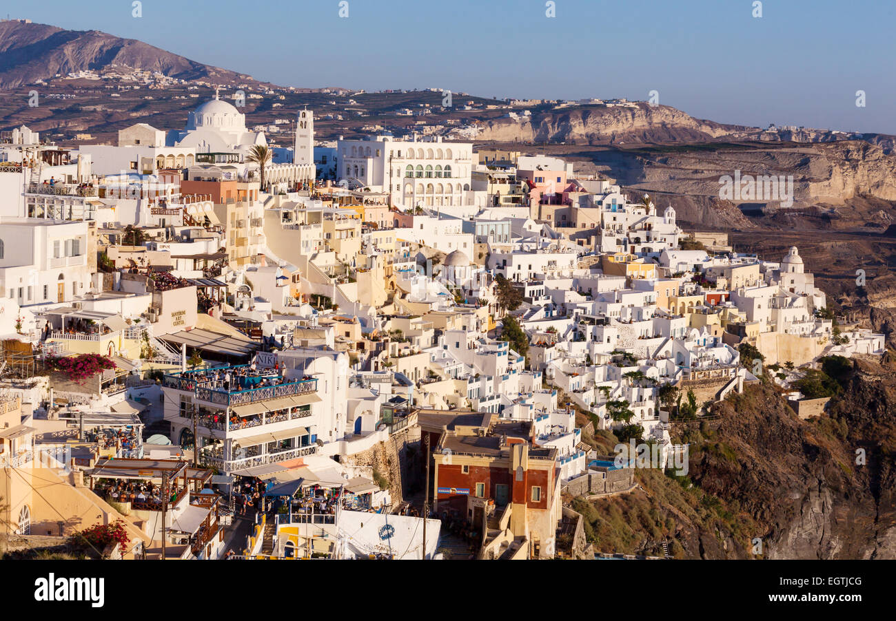 Fira town tourists santorini hi-res stock photography and images - Alamy